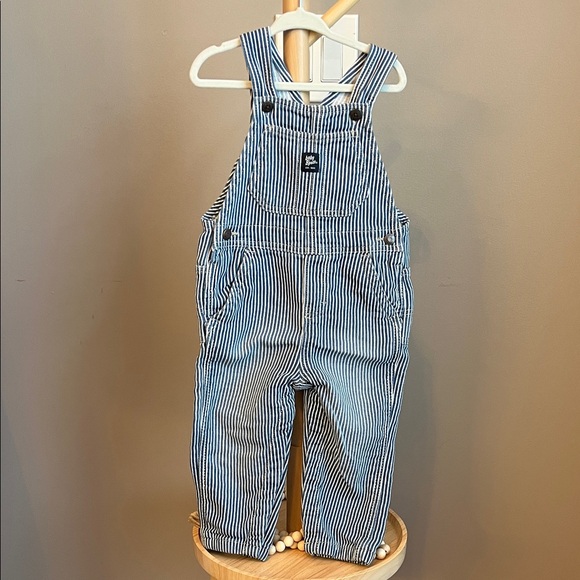 OshKosh B'gosh | Bottoms | Pick 5 2 Oshkosh Striped Blue Overalls For ...